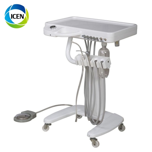 IN-M31 Mobile Dental Unit Cart Trolley Delivery System with Compressor ...