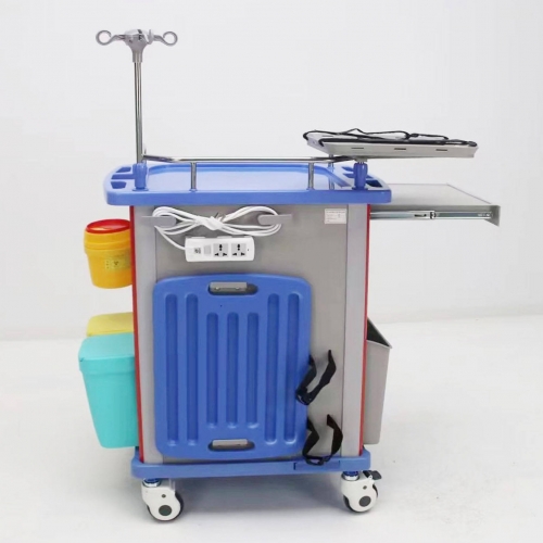 IN-75001B Hospital Trolley Plastic Furniture Medical Trolley Cart For ...